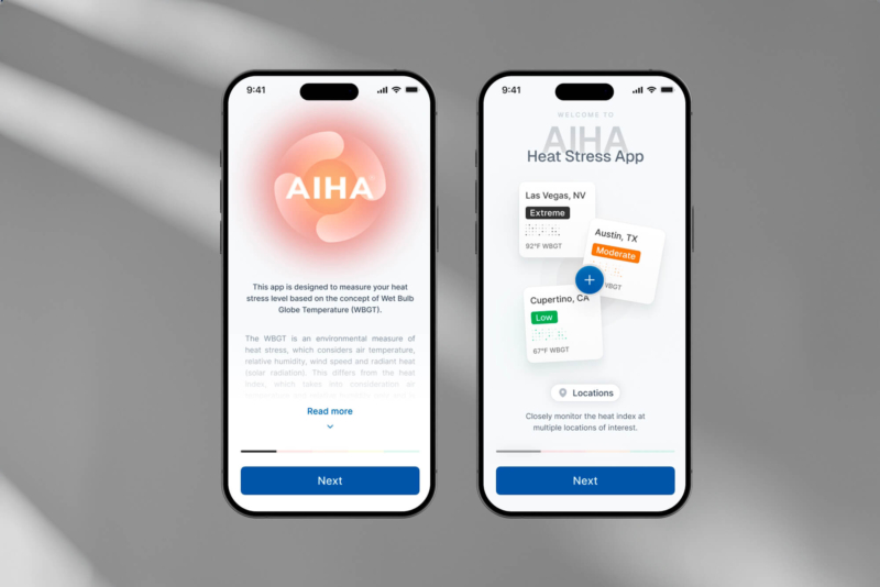 AIHA Heat Stress App Case Study - Dualboot Partners